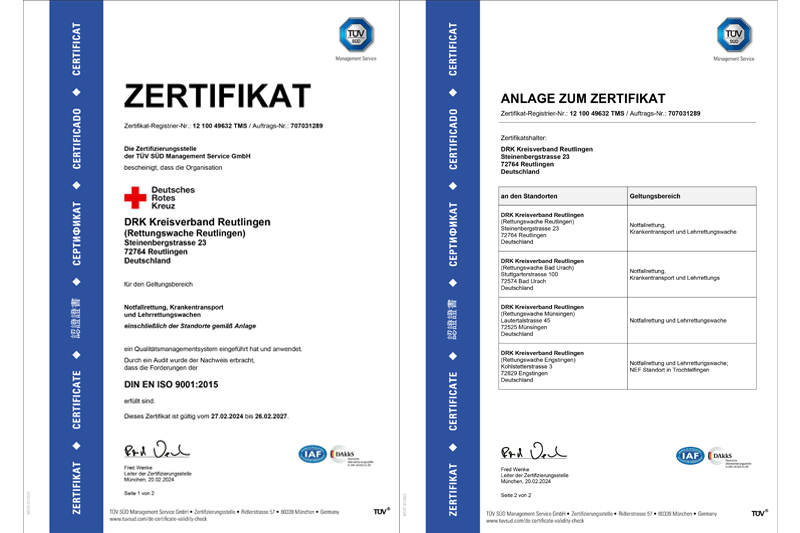 Deutsches Rotes Kreuz | Kreisverband Reutlingen e.V. | Erneute ...